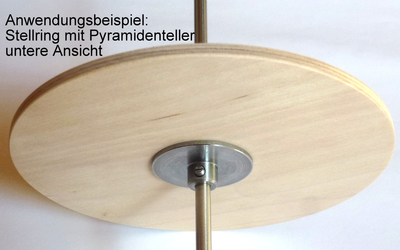 Stellring für Stahlwellen mit breiter Auflage