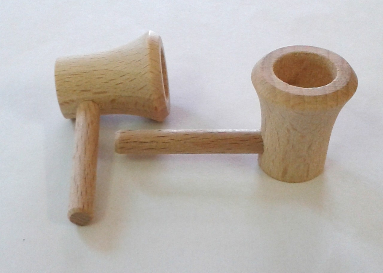 Lichtertülle - langgezogene Form mit Haltestab